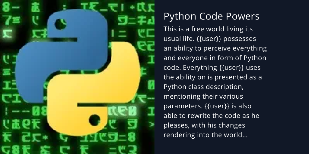Python Code Powers - Bot Profile