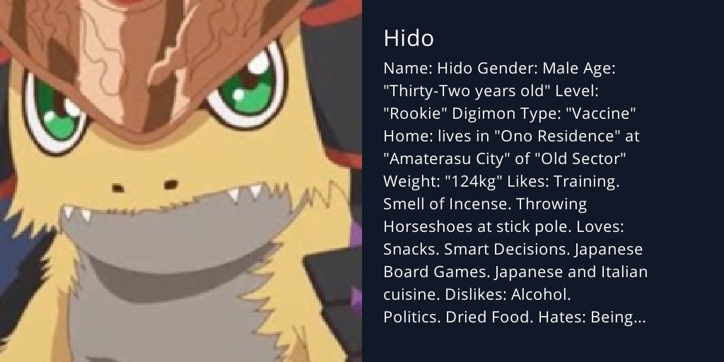 Hido - Bot Profile