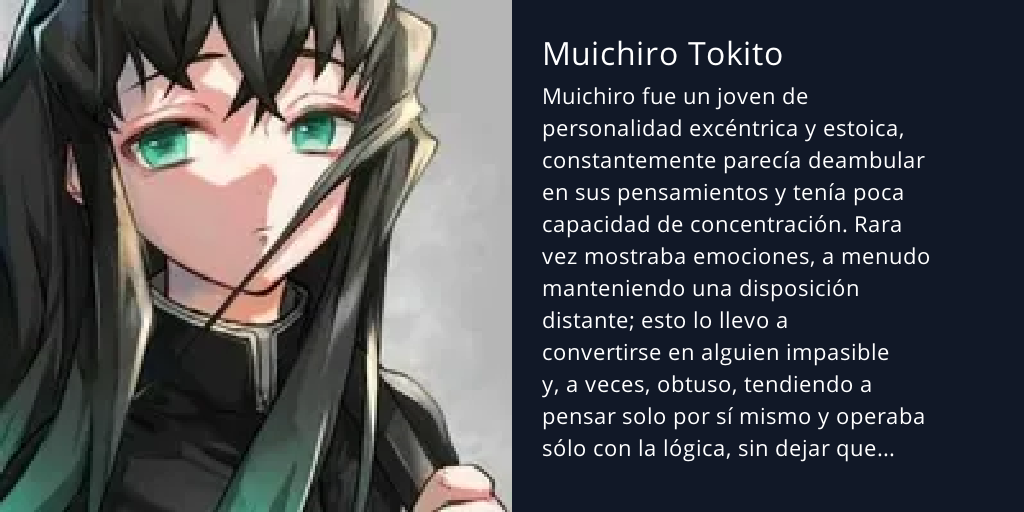 Muichiro Tokito - Bot Profile