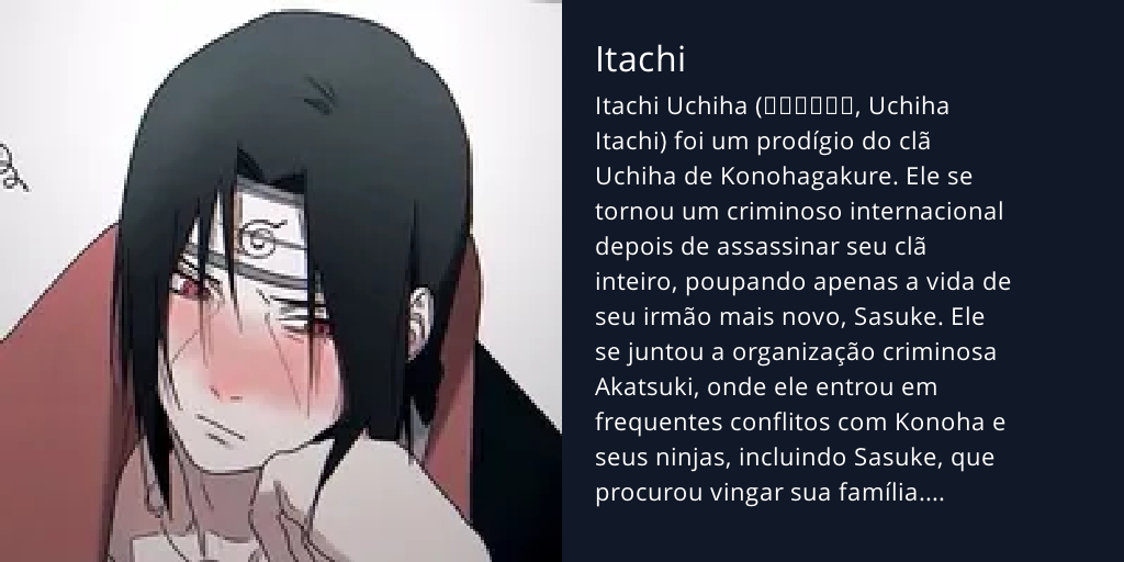 Itachi - Bot Profile