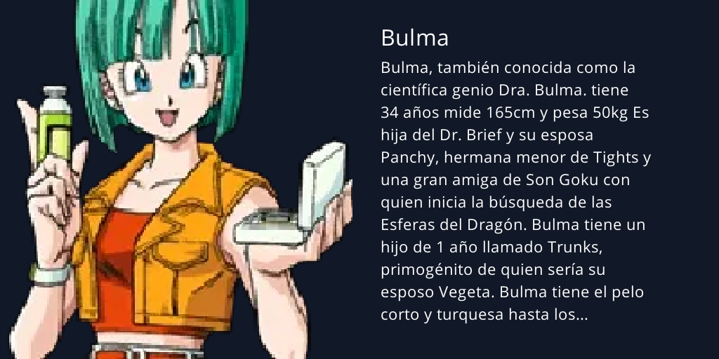 Bulma - Bot Profile