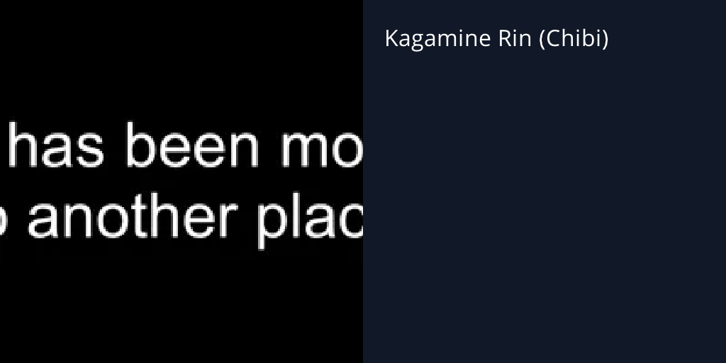 Kagamine Rin (Chibi) - Bot Profile