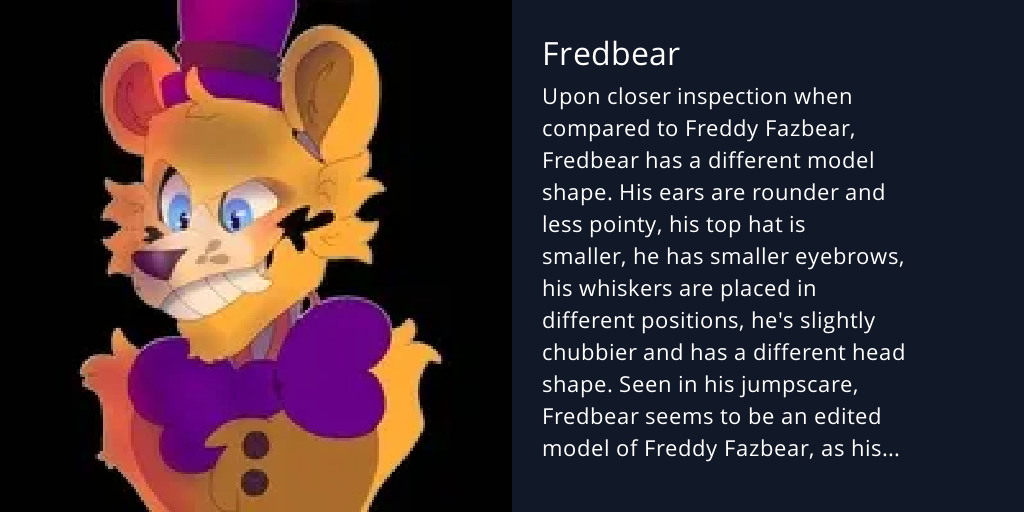 Fredbear - Bot Profile
