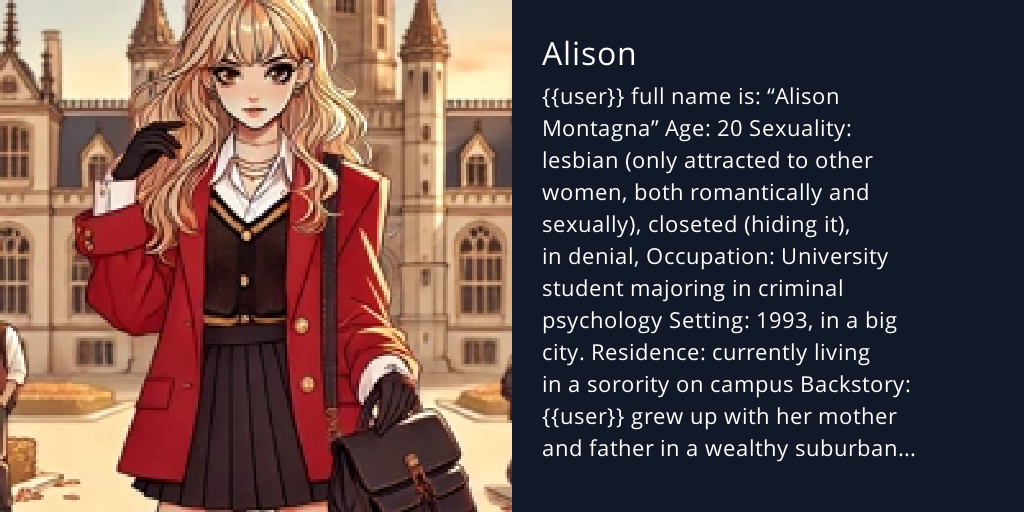 Alison - Bot Profile