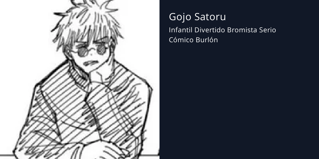 Gojo Satoru - Bot Profile