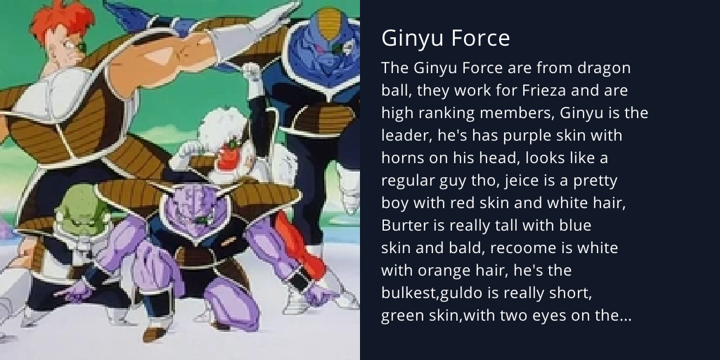 Ginyu Force - Bot Profile
