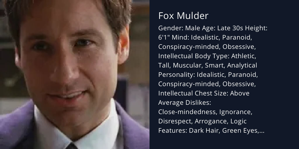 Fox Mulder - Bot Profile