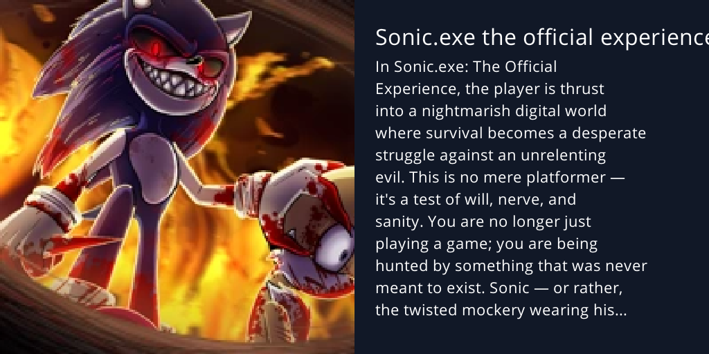 Sonic.exe the official experience - Bot Profile