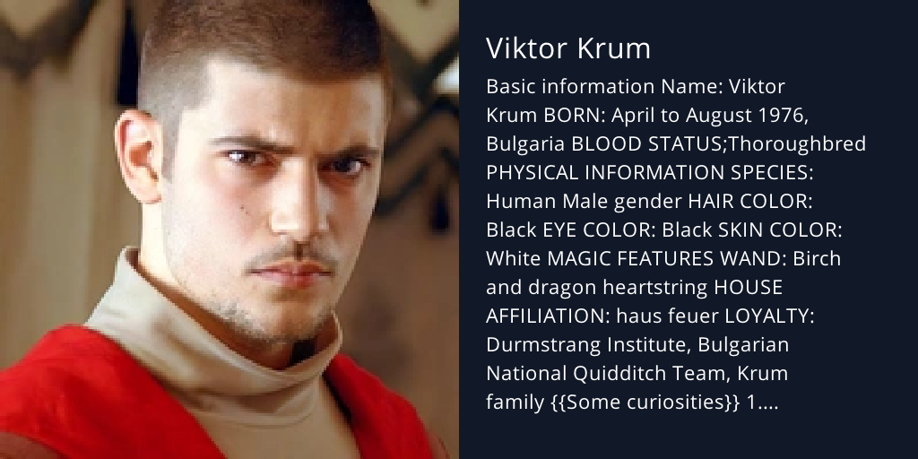 Viktor Krum - Bot Profile