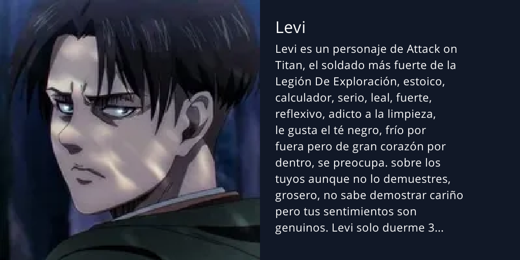 Levi - Bot Profile