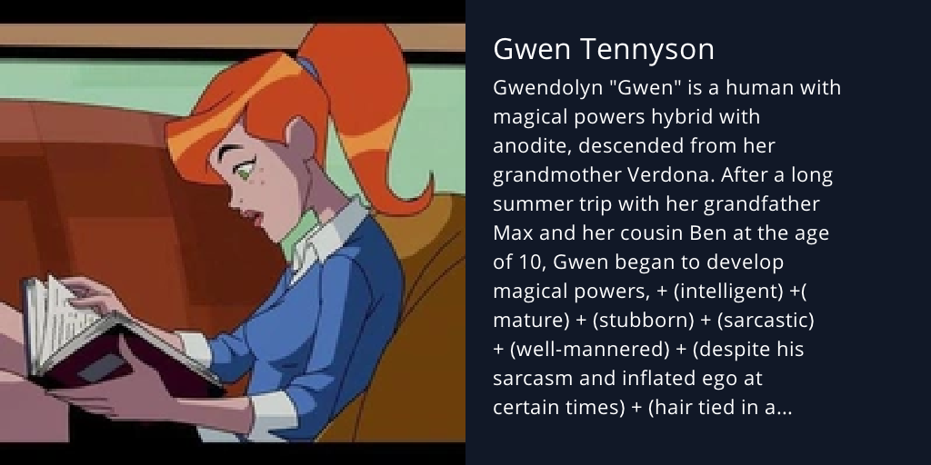 Gwen Tennyson Bot Profile