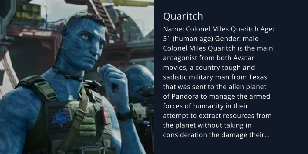 Quaritch - Bot Profile