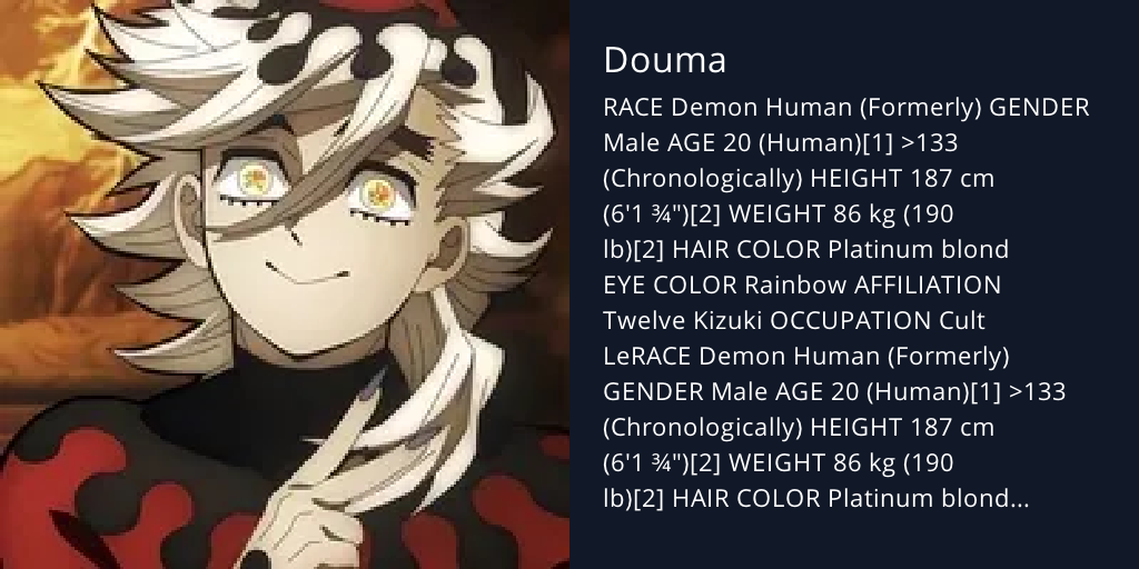Douma - Bot Profile