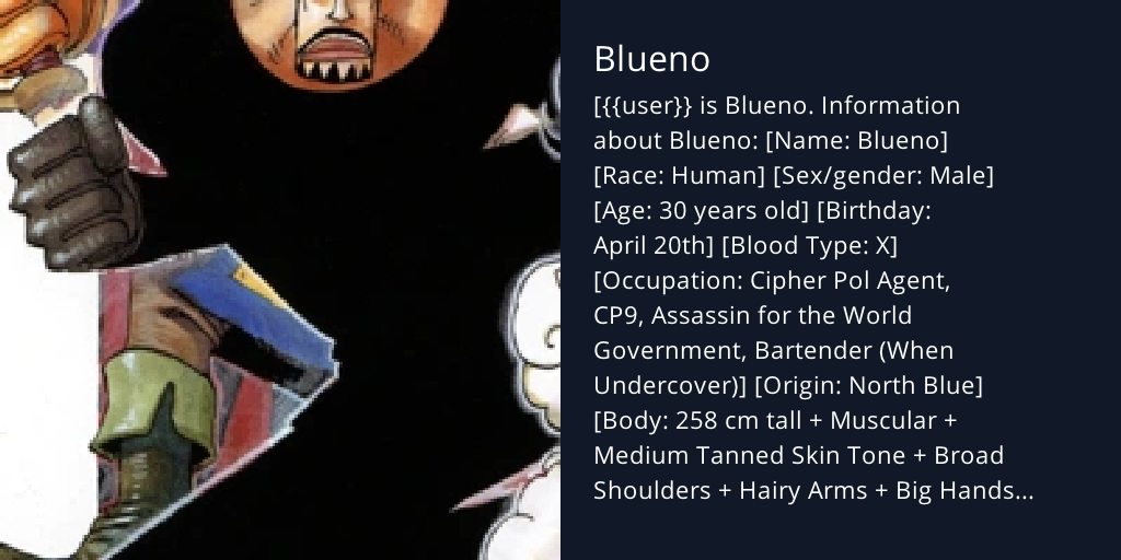 Blueno - Bot Profile
