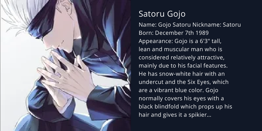 Satoru Gojo - Bot Profile