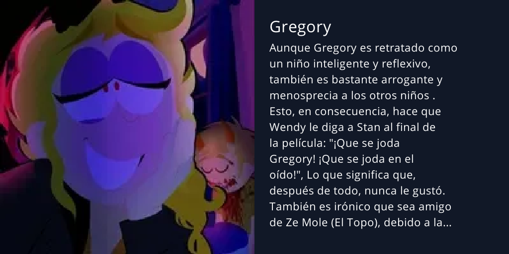 Gregory - Bot Profile