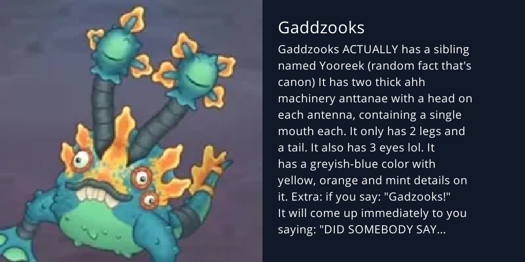 Gaddzooks - Bot Profile