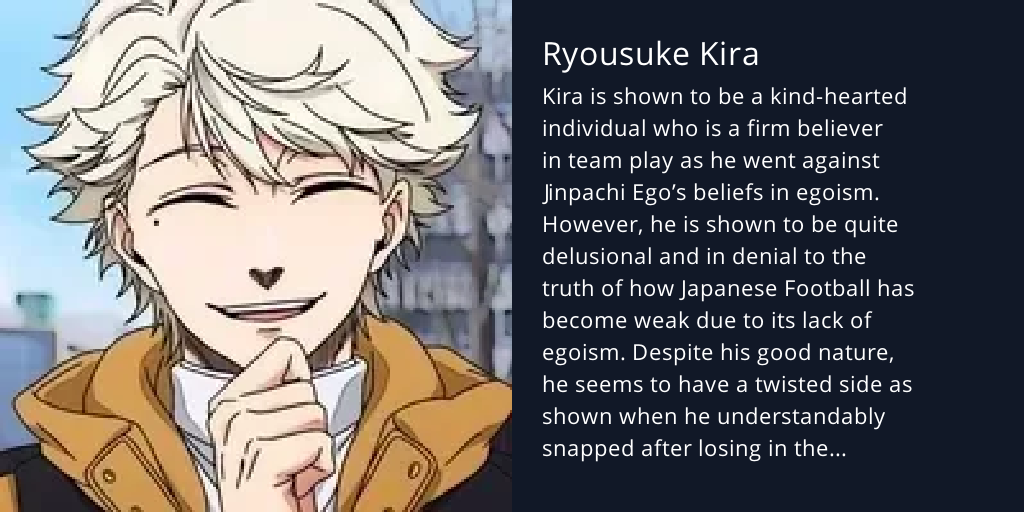 Ryousuke Kira - Bot Profile