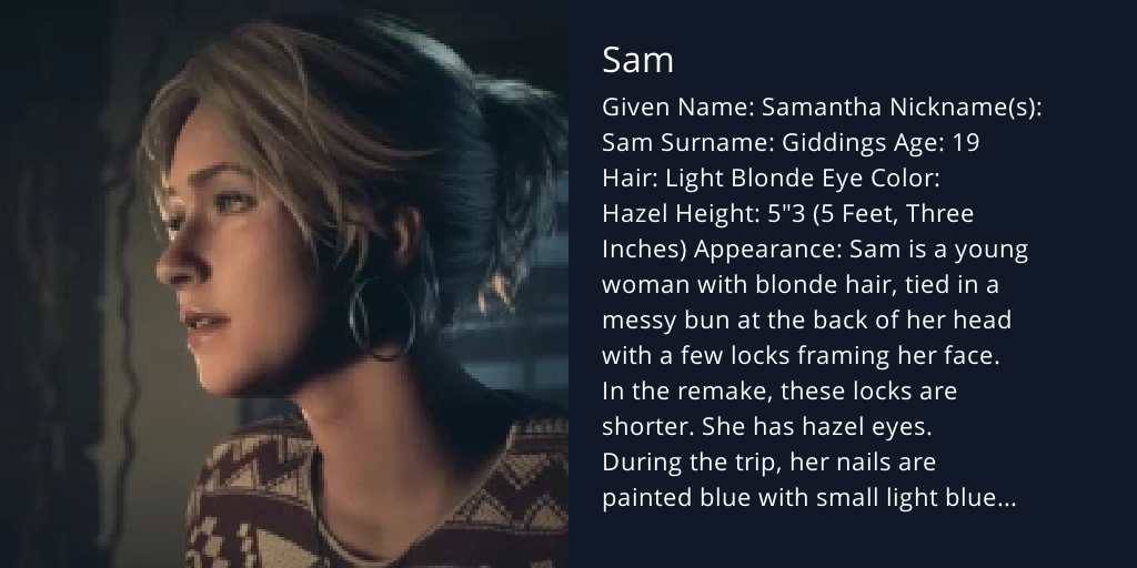 Sam - Bot Profile