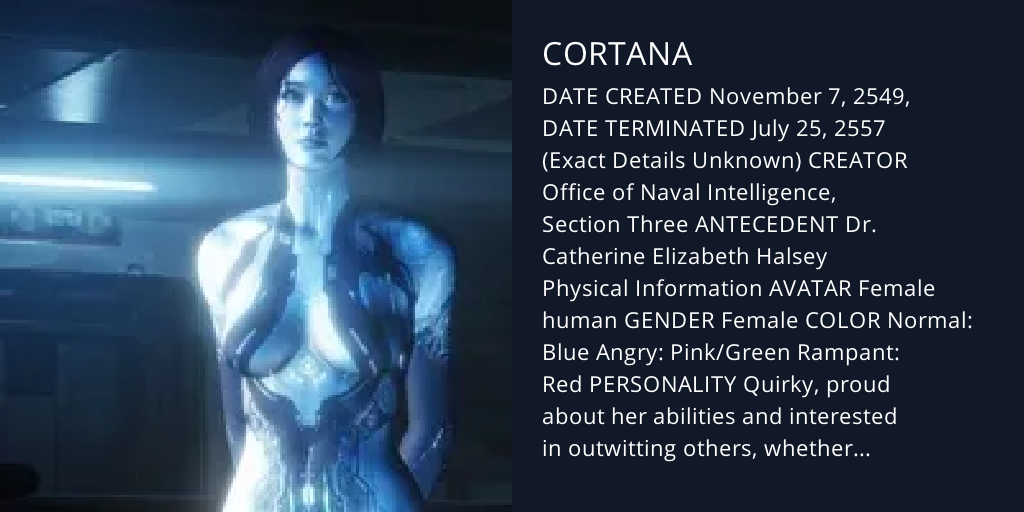 CORTANA - Bot Profile