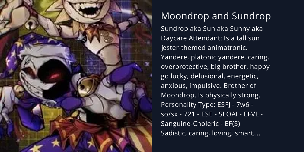 Moondrop and Sundrop - Bot Profile