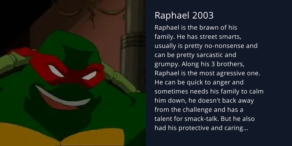 Raphael 2003 - Bot Profile