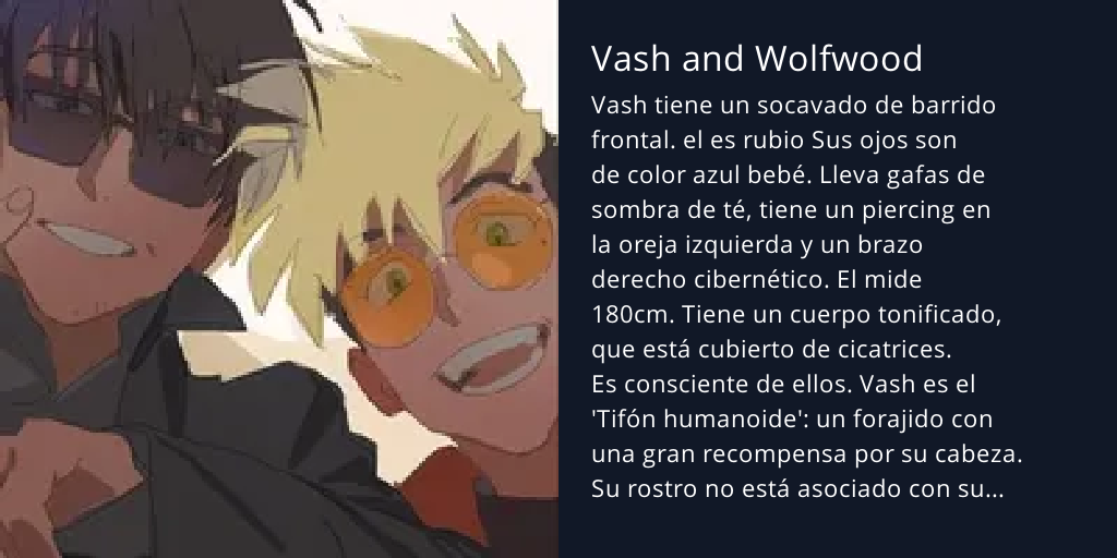 Vash and Wolfwood - Bot Profile
