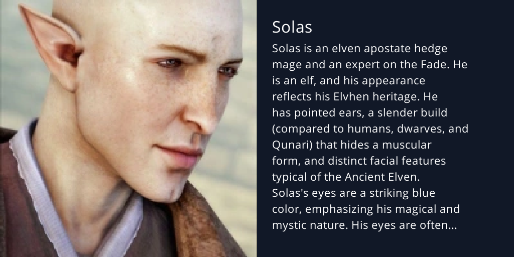 Solas - Bot Profile