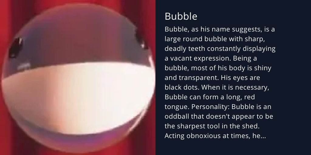 Bubble - Bot Profile