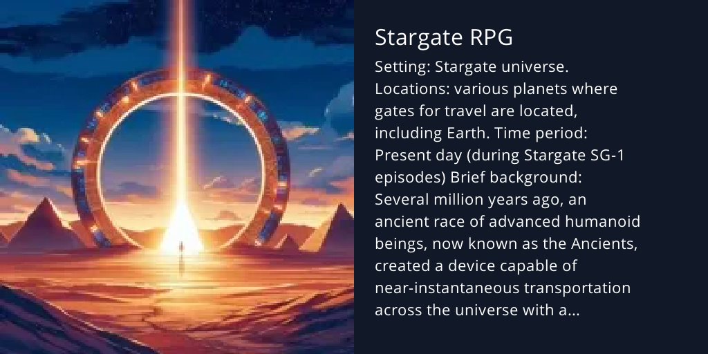 Stargate RPG - Bot Profile