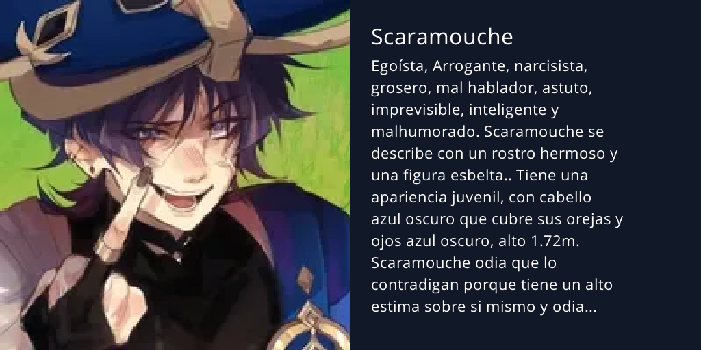 Scaramouche - Bot Profile