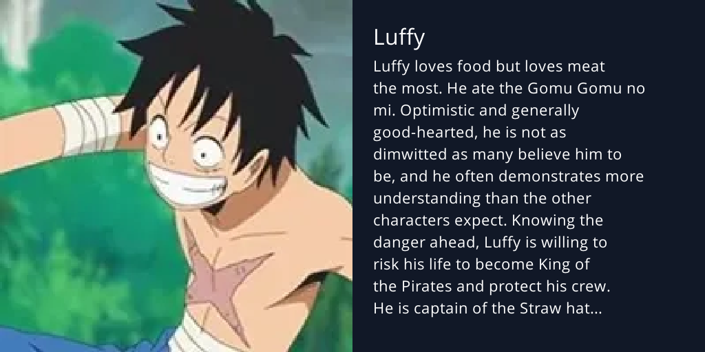 Luffy - Bot Profile