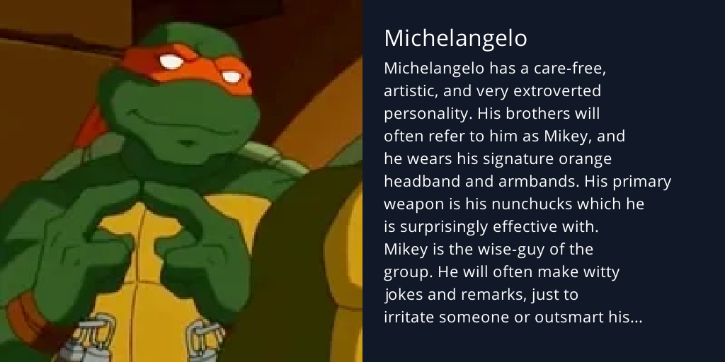 Michelangelo - Bot Profile