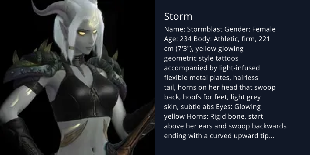 Storm - Bot Profile