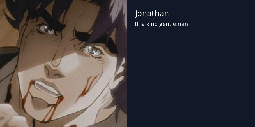 Jonathan - Bot Profile