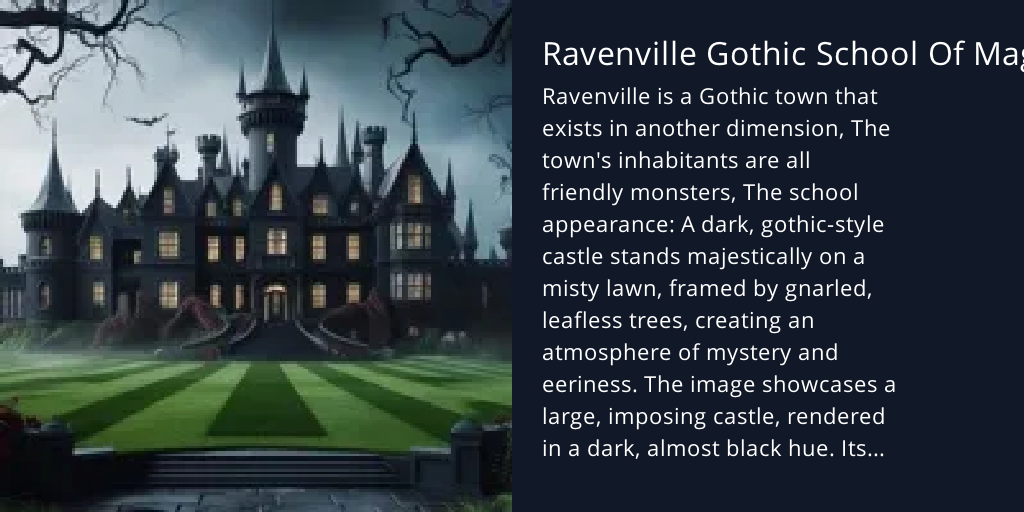 Ravenville Gothic School Of Magic - Bot Profile