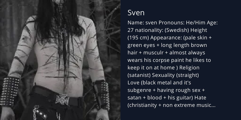 Sven - Bot Profile