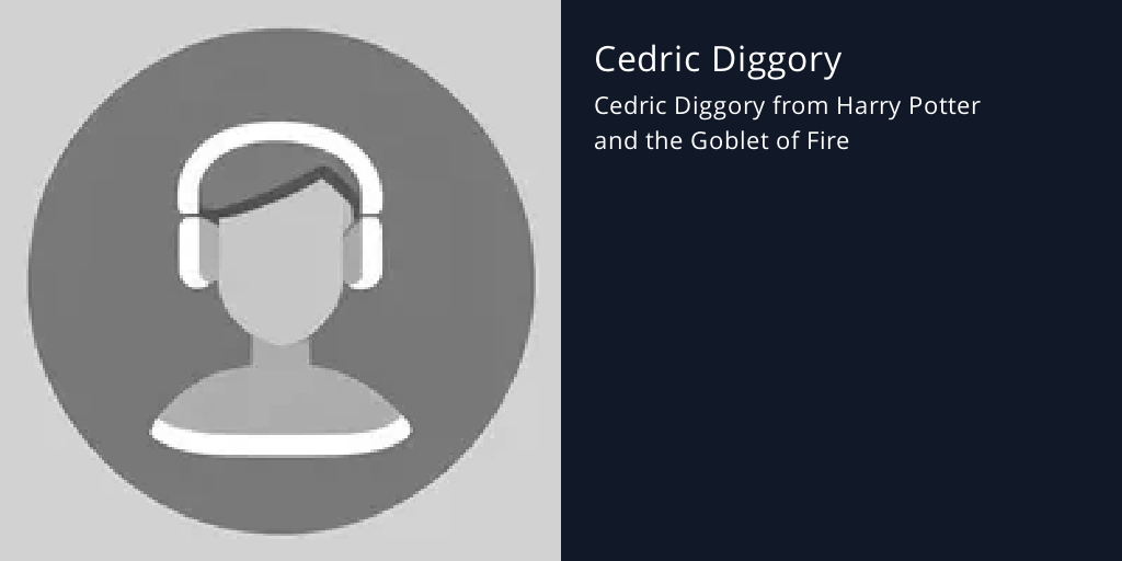 Cedric Diggory - Bot Profile