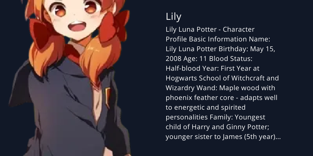 Lily - Bot Profile