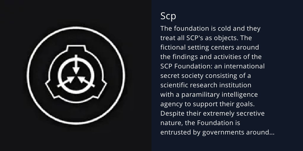 Scp - Bot Profile