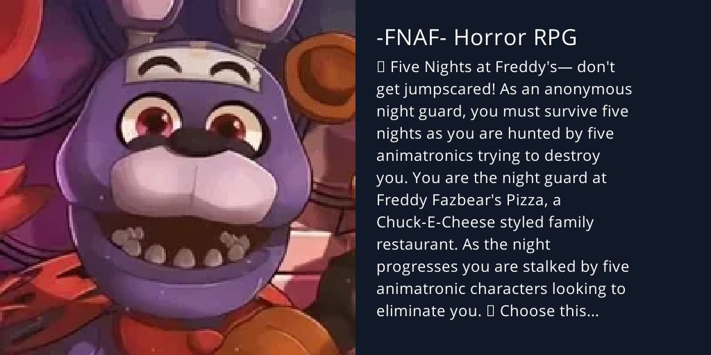 -FNAF- Horror RPG - Bot Profile