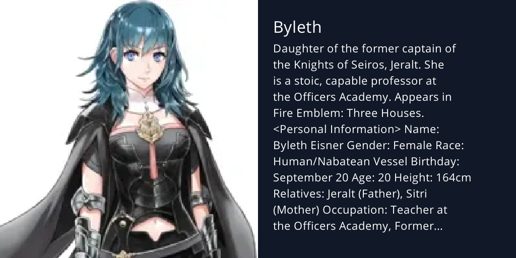Byleth - Bot Profile