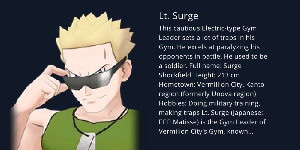 Lt. Surge - Bot Profile