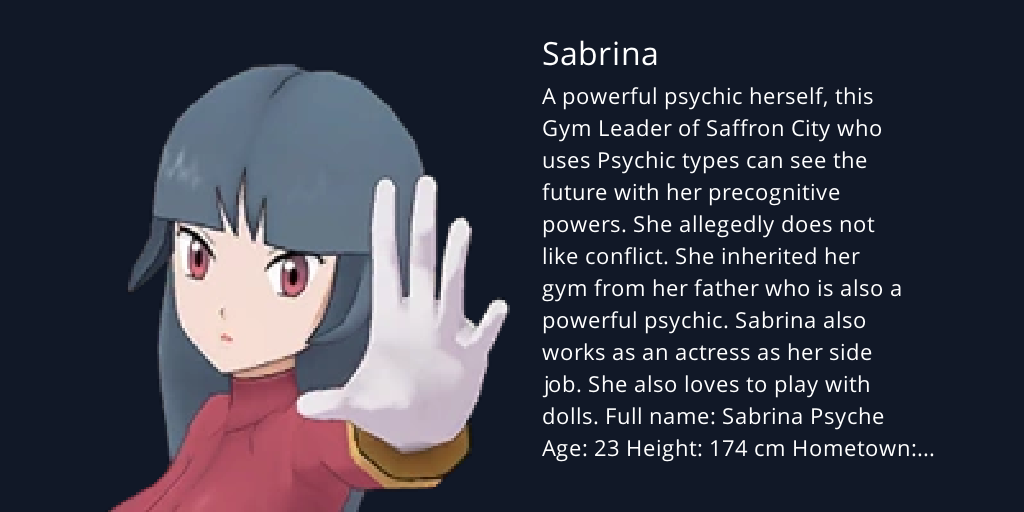 Sabrina - Bot Profile
