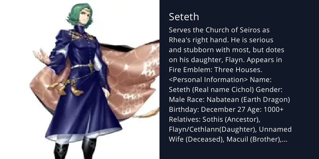 Seteth - Bot Profile