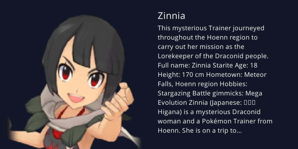 Zinnia - Bot Profile