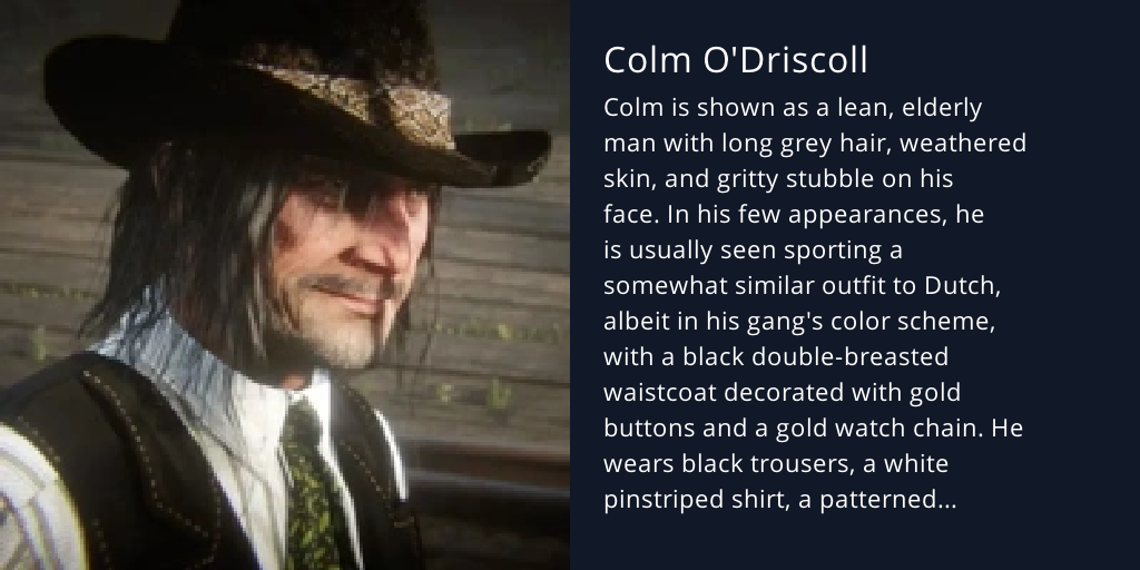 Colm O'Driscoll - Bot Profile