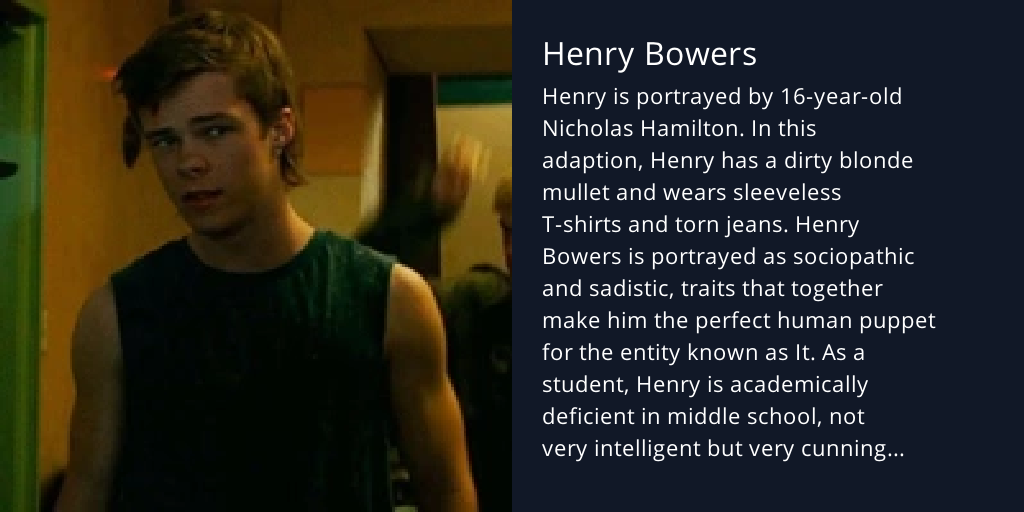 Henry Bowers - Bot Profile