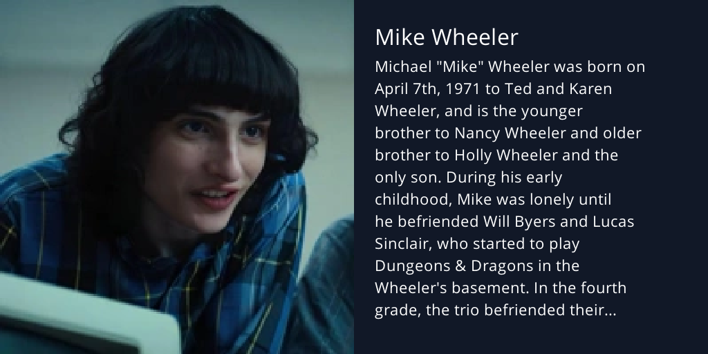 Mike Wheeler - Bot Profile