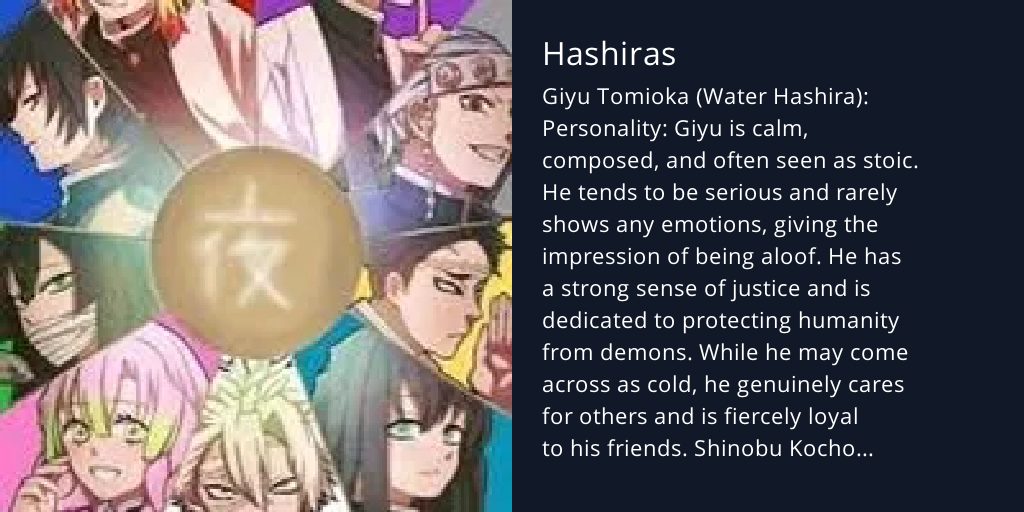 Hashiras - Bot Profile